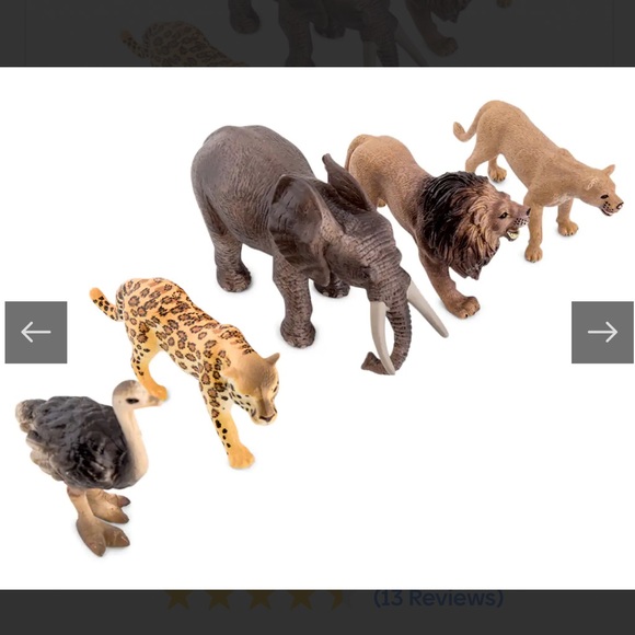 Wenno | Toys | Wenno 5 Pc Realistic African Animal Playset | Poshmark